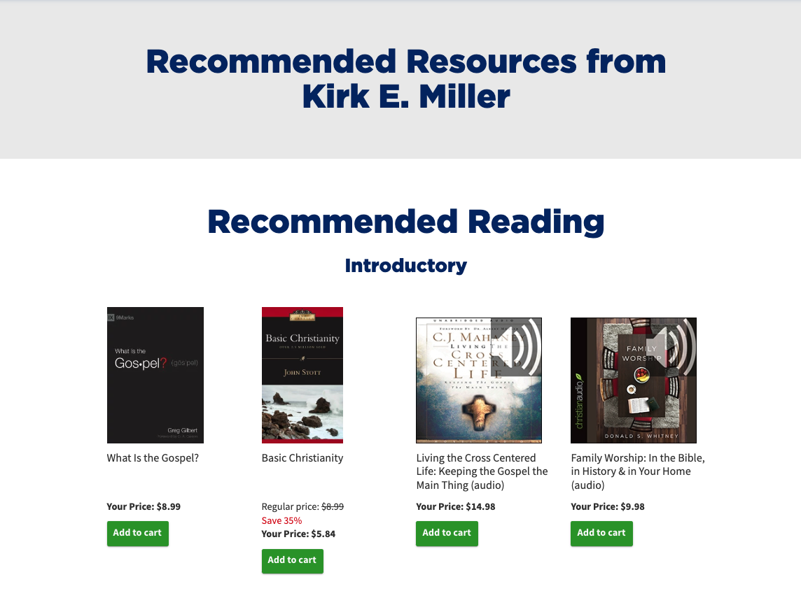 Recommended Books | Logos Bible Software – Kirk E. Miller
